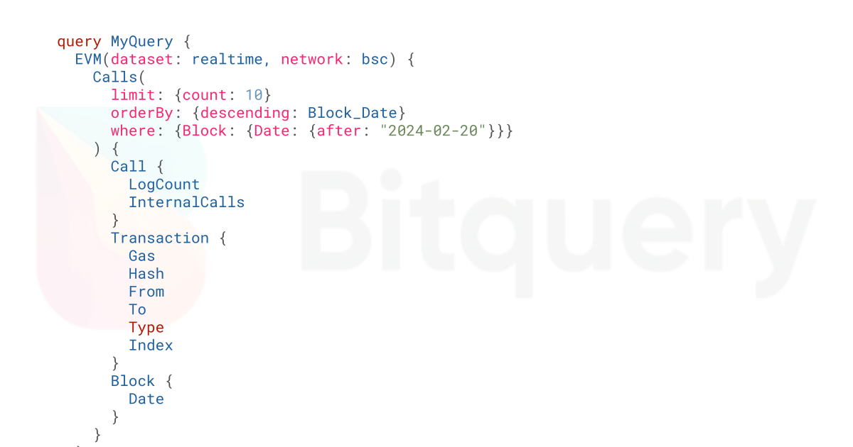 BSC latest smart contract calls - Blockchain Data API BSC latest smart contract calls - Blockchain Data API