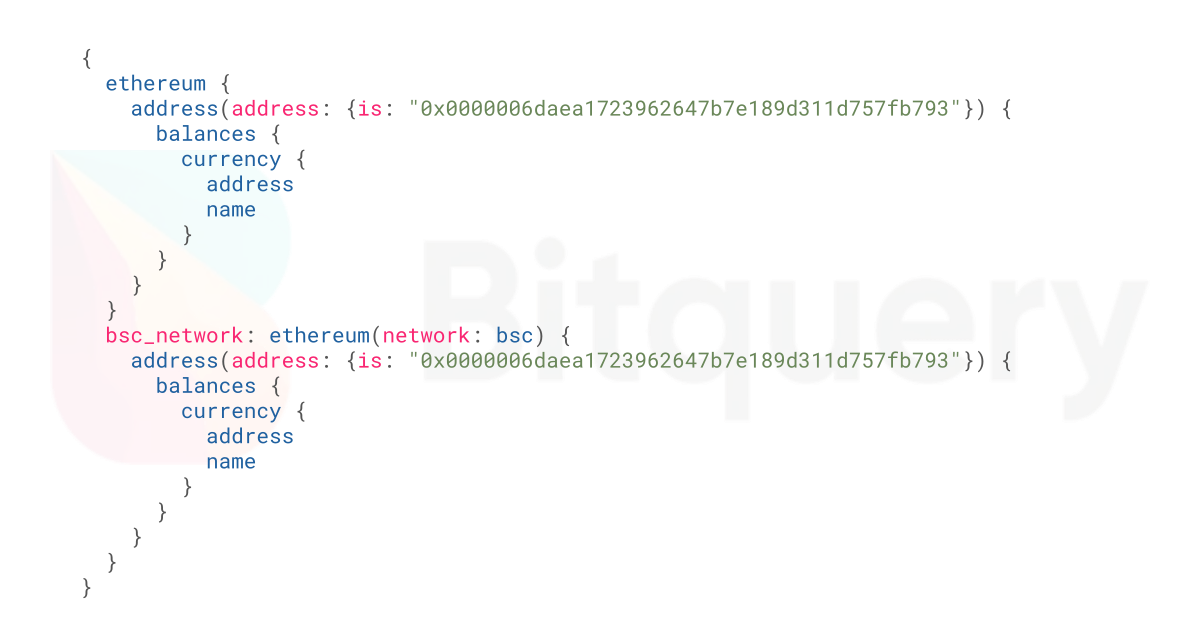 Balance on multiple networks - Blockchain Data API