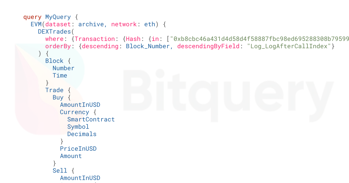 DEXTrades issue ticket - Blockchain Data API DEXTrades issue ticket - Blockchain Data API