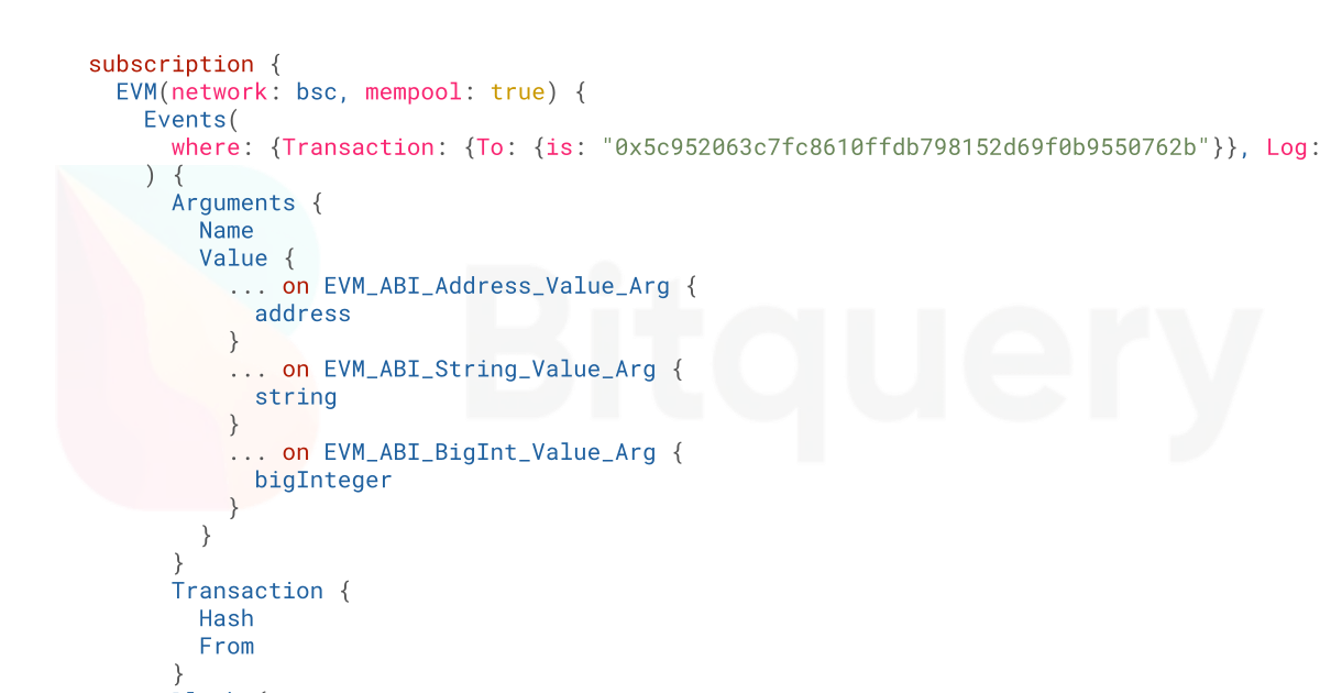 Four Meme token creation with metadata mempool - Blockchain Data API