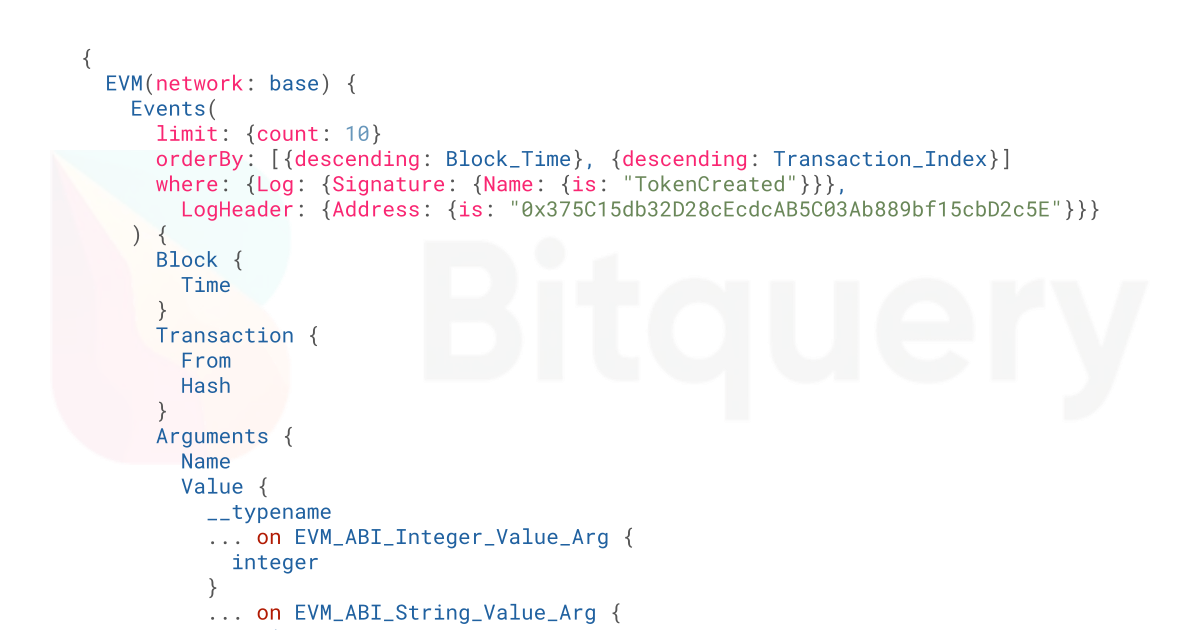 Latest token created on Clanker on Base - Blockchain Data API