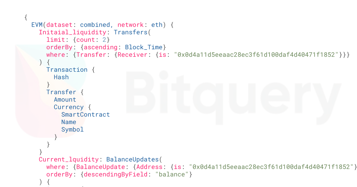 Pools details - Blockchain Data API