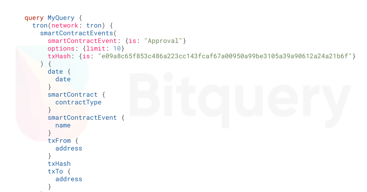 Tron Approval Smart Contract - Blockchain Data API